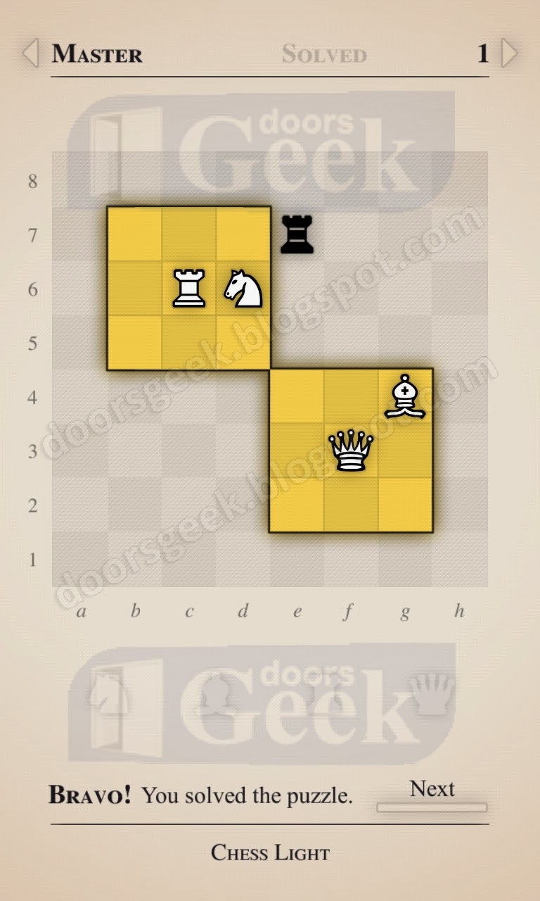 Chess Light [Master] Level 1 ~ Doors Geek